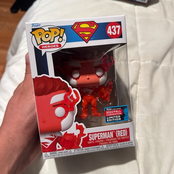 Funko | Toys | Funko Pop Heroes Superman Red Figure | Poshmark